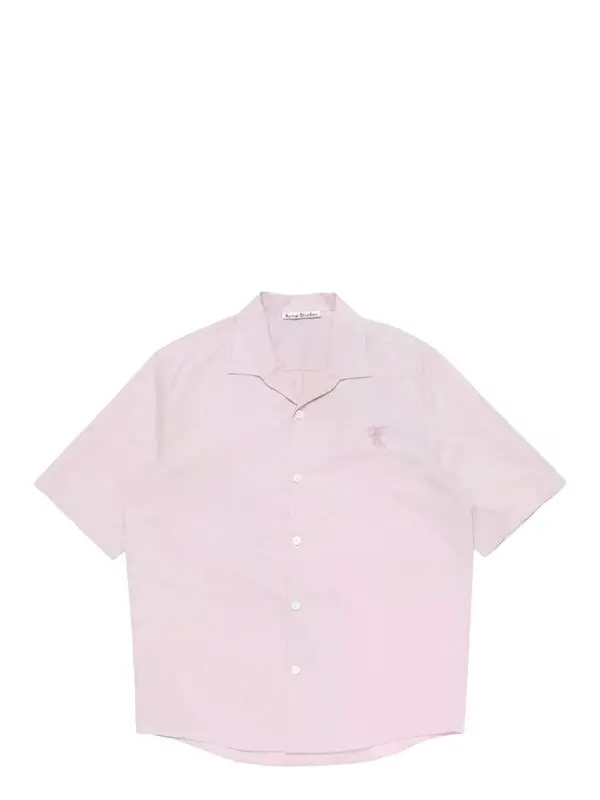 Acne Studios Embroidered-bow Shirt - Pink