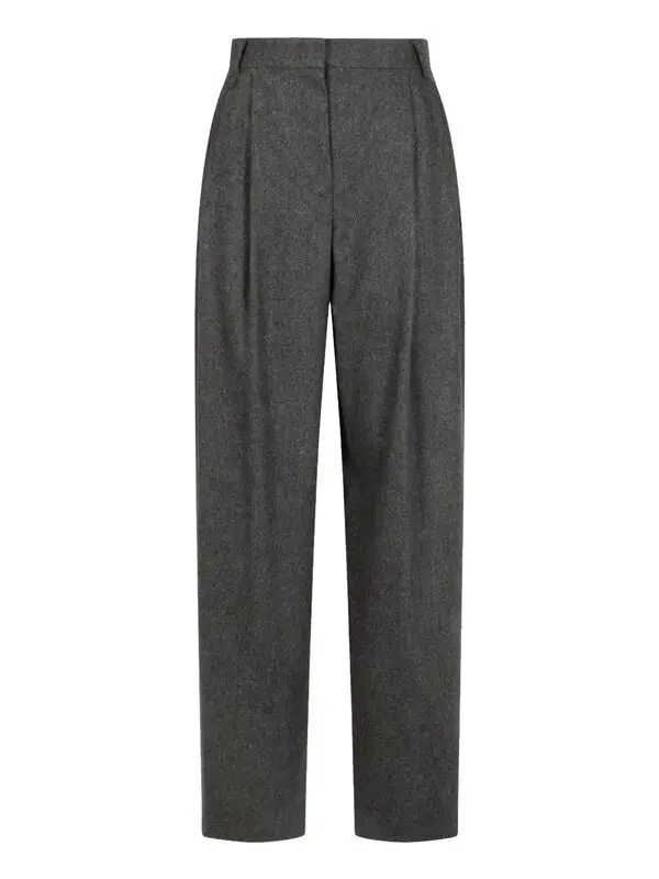 Emporio Armani Pleated Trousers - Grey