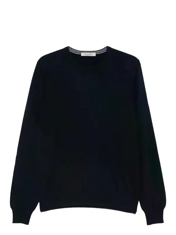 FILERIA Crew-neck Cashmere Sweater - Blue