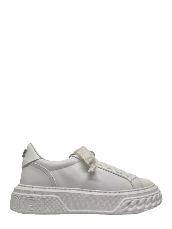 Casadei Off Road Bead-embellished Sneakers - White