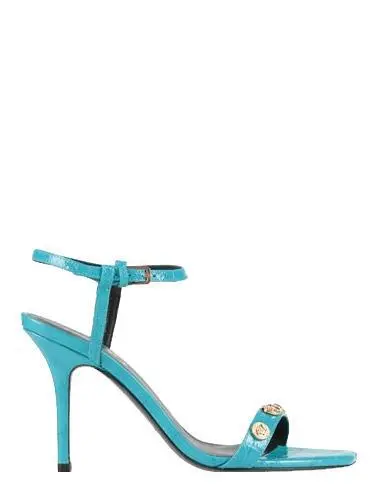 Versace Ankle Strap Sandals - Blue