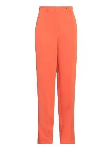 GAËLLE PARIS Straight-leg Crepe Pants - Orange