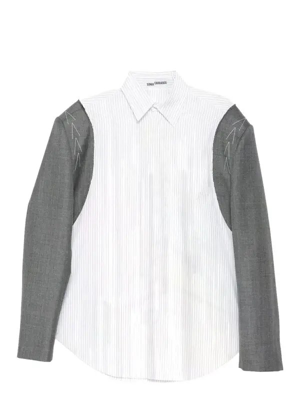 SONIA CARRASCO Striped Shirt - White