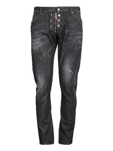 Dsquared2 Cotton Elastane Skinny Denim - Black