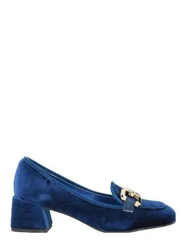 TOSCA BLU Velvet Loafers - Blue