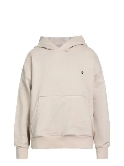 A PAPER KID Cotton French Terry Hoodie - Beige