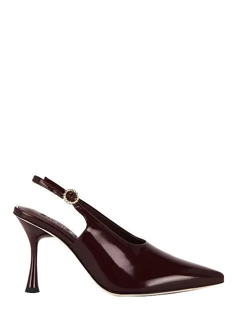 Studio Amelia Halo 90 Heel - Burgundy
