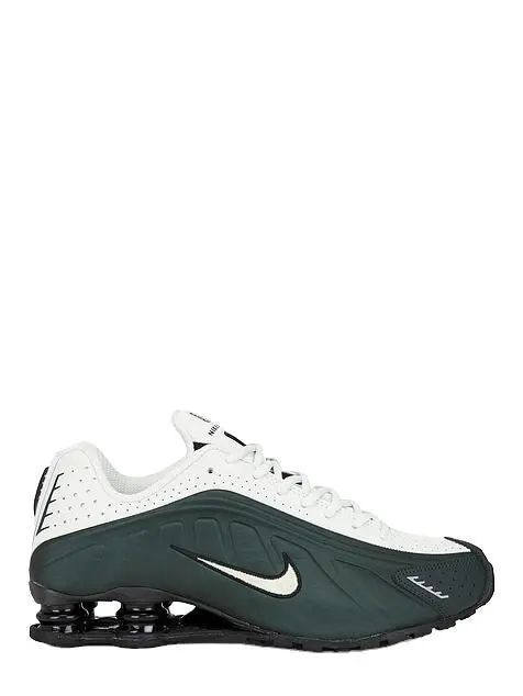 Nike Shox R4 Sneaker - Black Spruce  Olive Aura  Spruce Aura  &