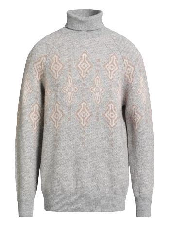 Brunello Cucinelli Turtleneck In Alpaca Wool Blend - Grey