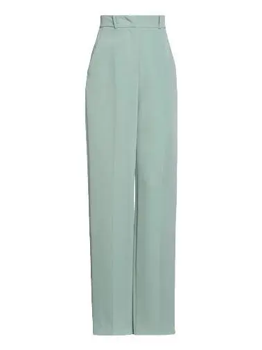 HINNOMINATE Wide-leg Crepe Pants - Sage Green