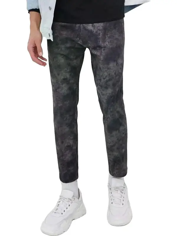 DRYKORN Tie-dye Straight-leg Trousers - Black