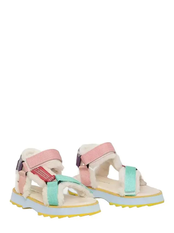 EMU AUSTRALIA Shearling Flat Sandals - Multicolour