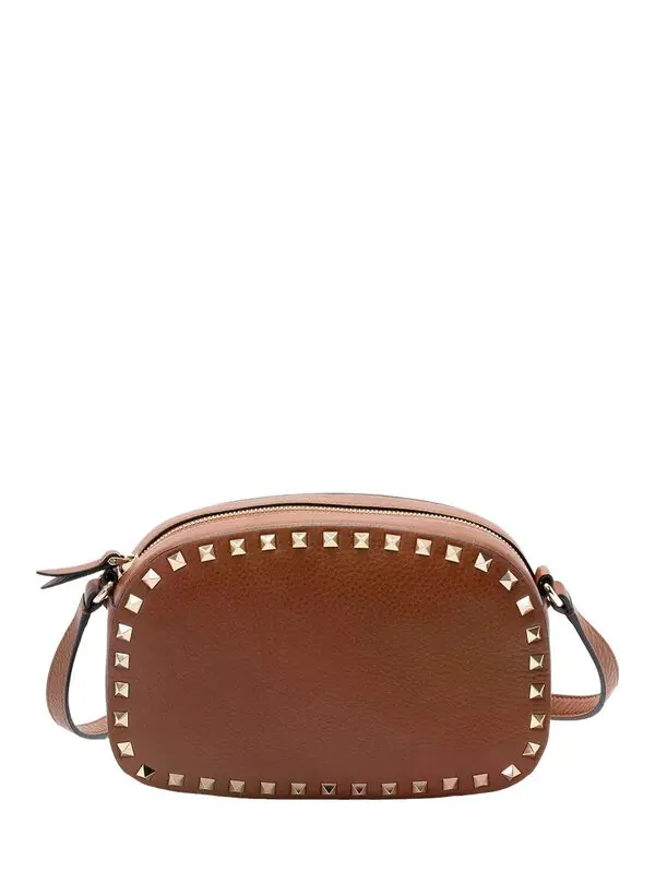 Valentino Garavani Mini Rockstud Cross Body Bag - Brown