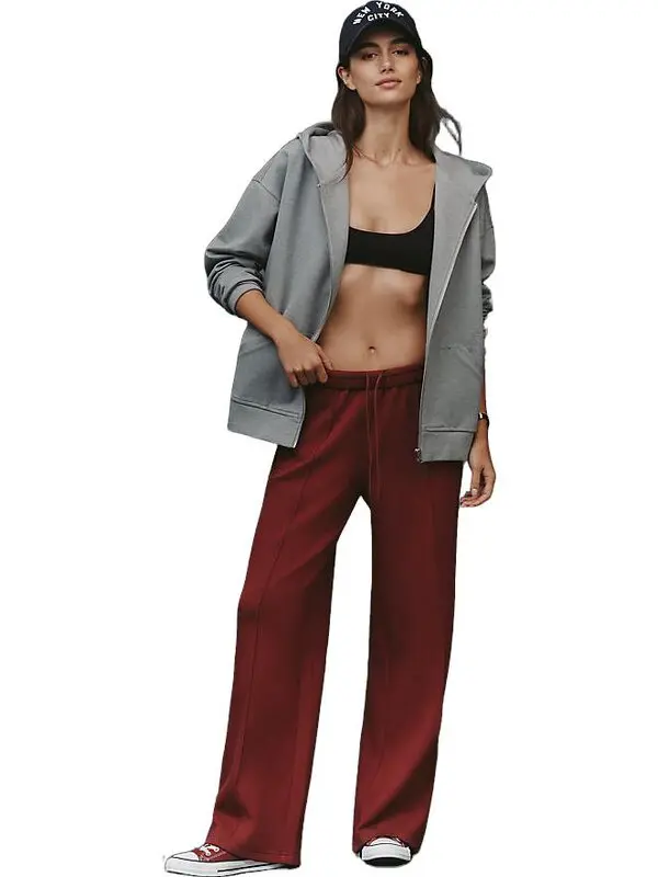 Varley Wide Leg 30" Pants - Wine