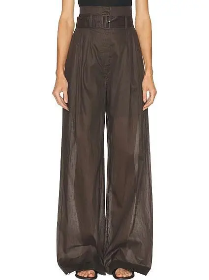 Adam Lippes Jericho Pant - Ebony