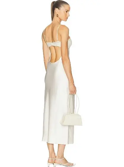 SEROYA Peony Dress - Eggshell