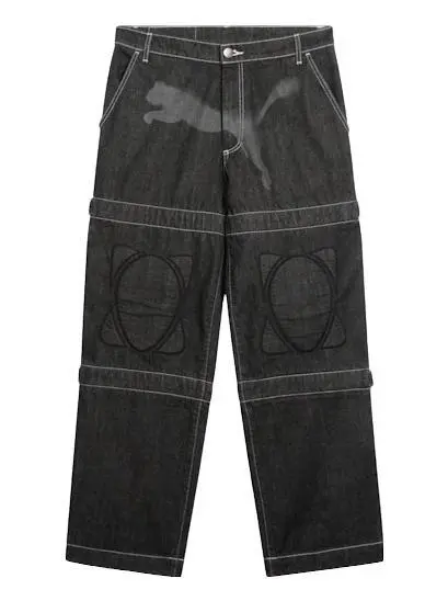 PUMA X A$ap Rocky Knee Pad Pants - Black/denim
