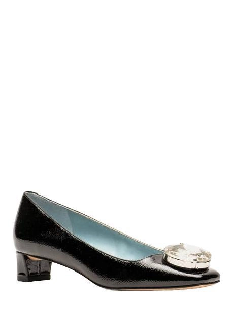 FRANCES VALENTINE Mary Square-toe Pump - Black