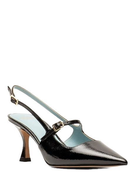 FRANCES VALENTINE Vivi Pointed Toe Slingback Pump - Black
