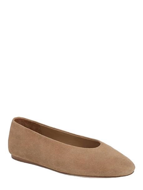 Nordstrom Maddox Leather Ballet Flats - Brown Saddle