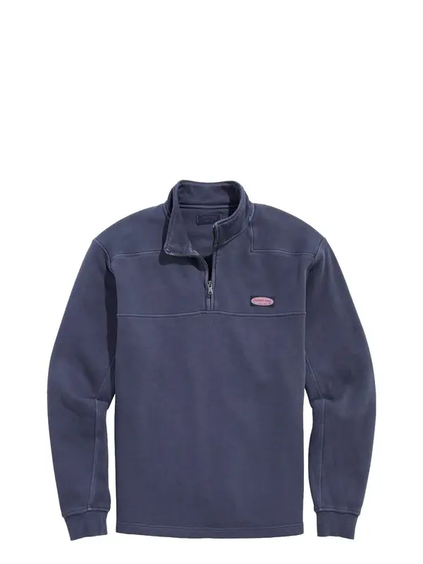 Vineyard Vines Quarter-zip Stand Collar Pullover - Nautical Navy