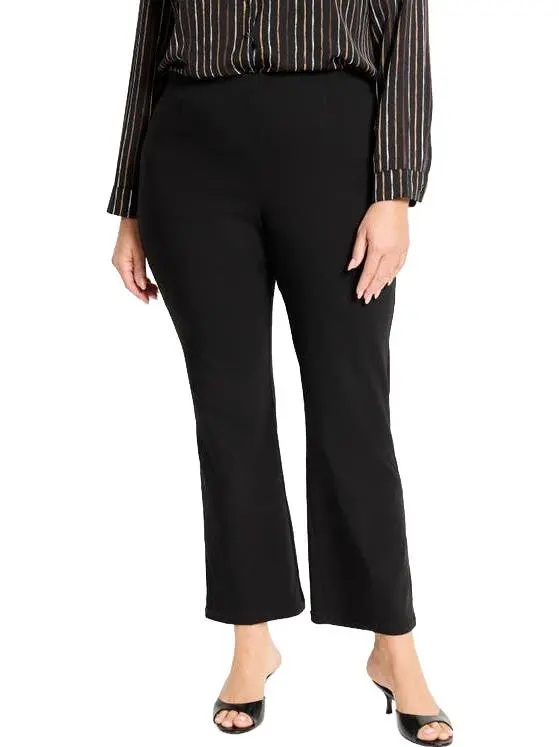NIC+ZOE Wonderstretch Berkeley Bootcut Pants - Black Onyx