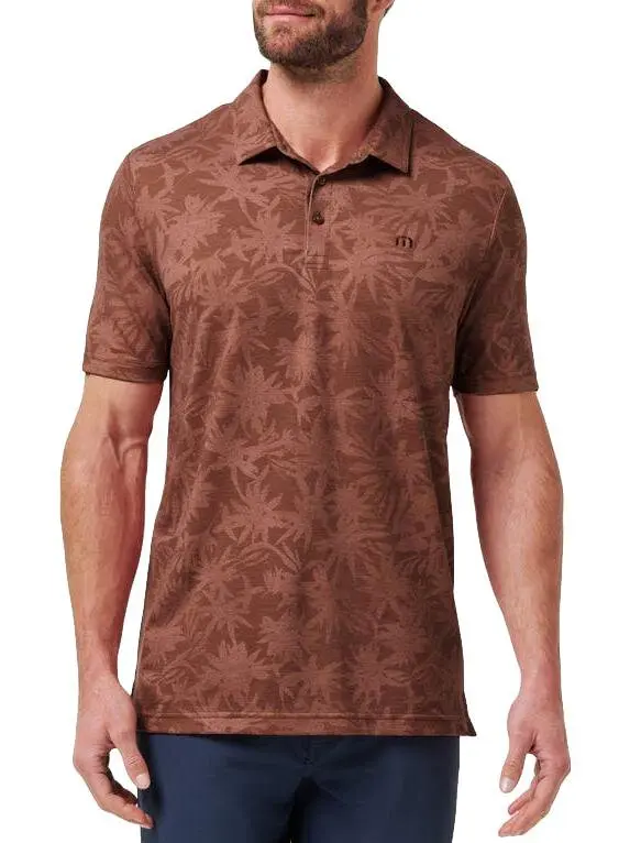 Travis Mathew Featherweight Ticket Polo - Maple