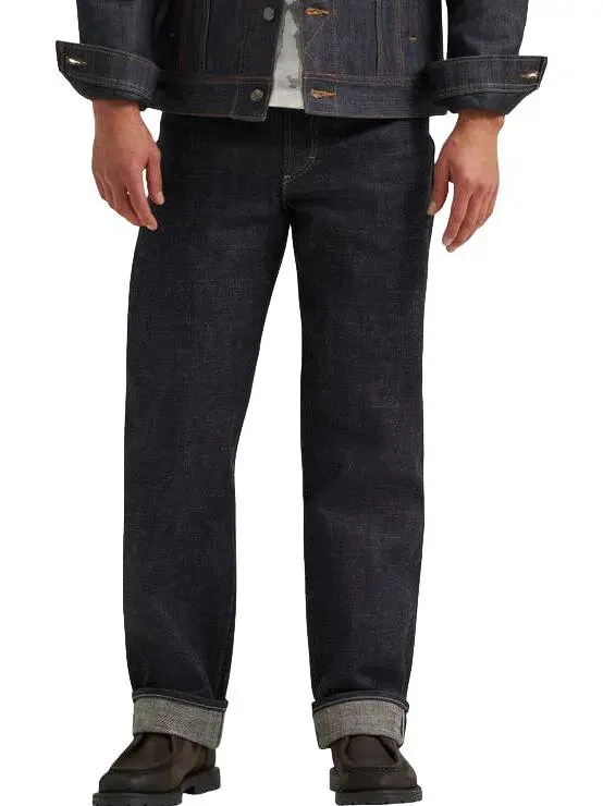 LEEM 101 Rider Relaxed Straight Leg Jeans - Dry Heavyweight