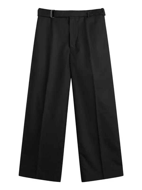 ABOUT:BLANK Relaxed Belted Trousers - Black