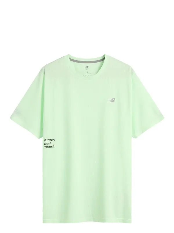 NEW BALANCE Ran Graphic T-shirt - Lab Green