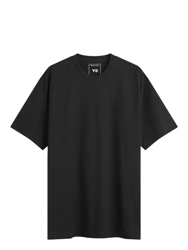 Y3 Back Logo T-shirt - Black