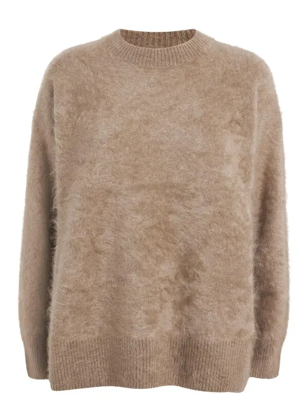 Max Mara Cashmere Brushed Sweater - Beige