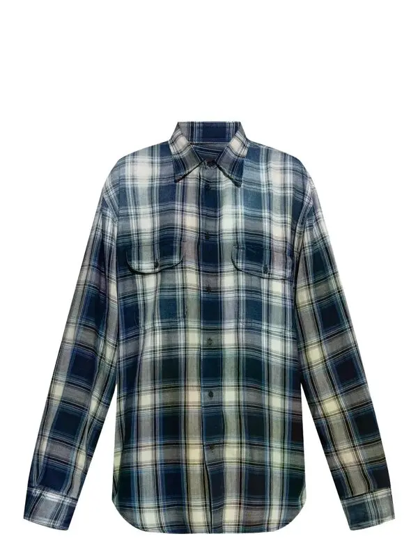 Dsquared2 Checked-pattern Shirt - Blue