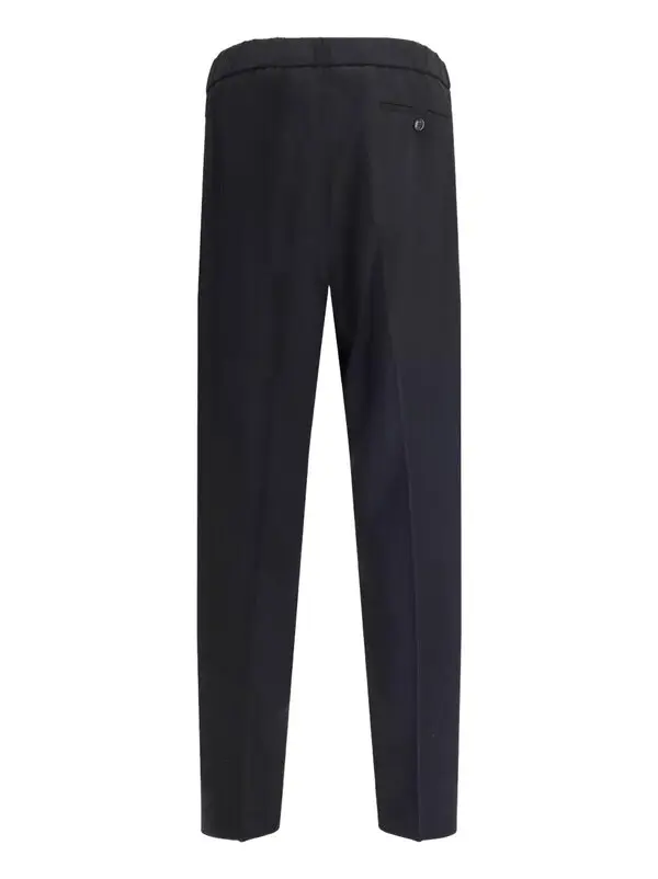 Giorgio Armani Elastic-waist Trousers - Black