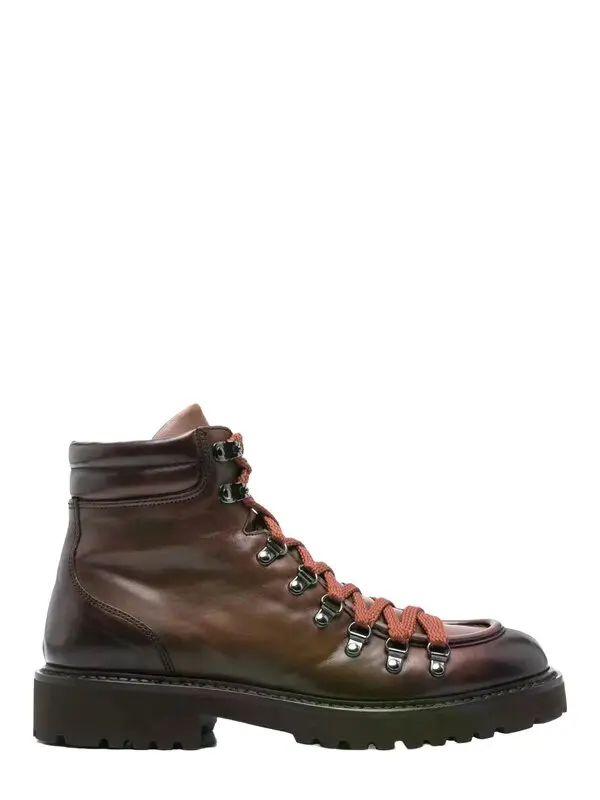 DOUCAL'S Lace-up Leather Boots - Brown