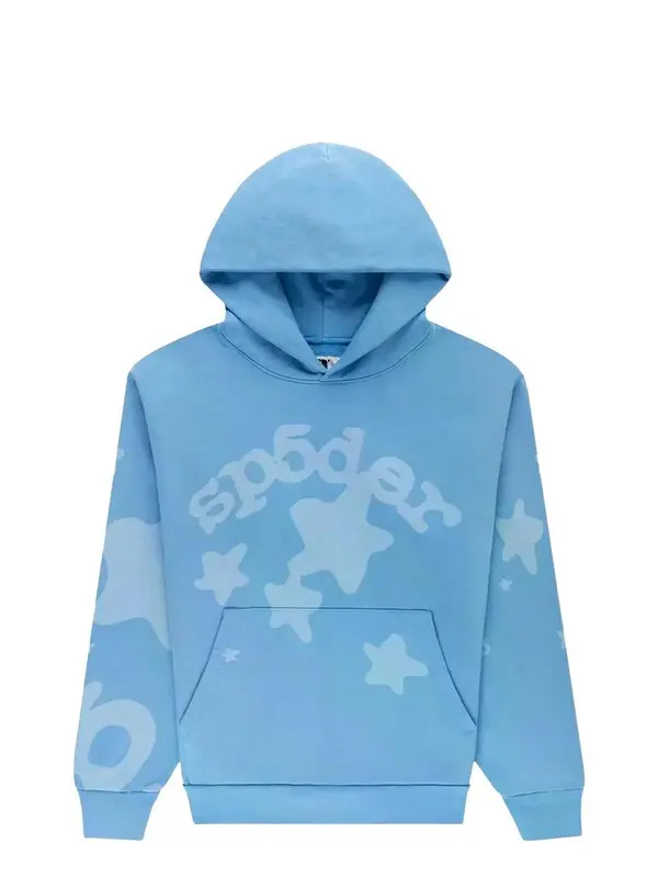 SP5DER Beluga V2 Dusty Hoodie - Blue