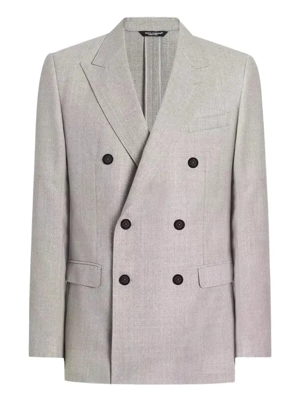 Dolce & Gabbana Double-breasted Jacket - Grey