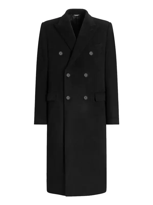 Dolce & Gabbana Double-breasted Coat - Black