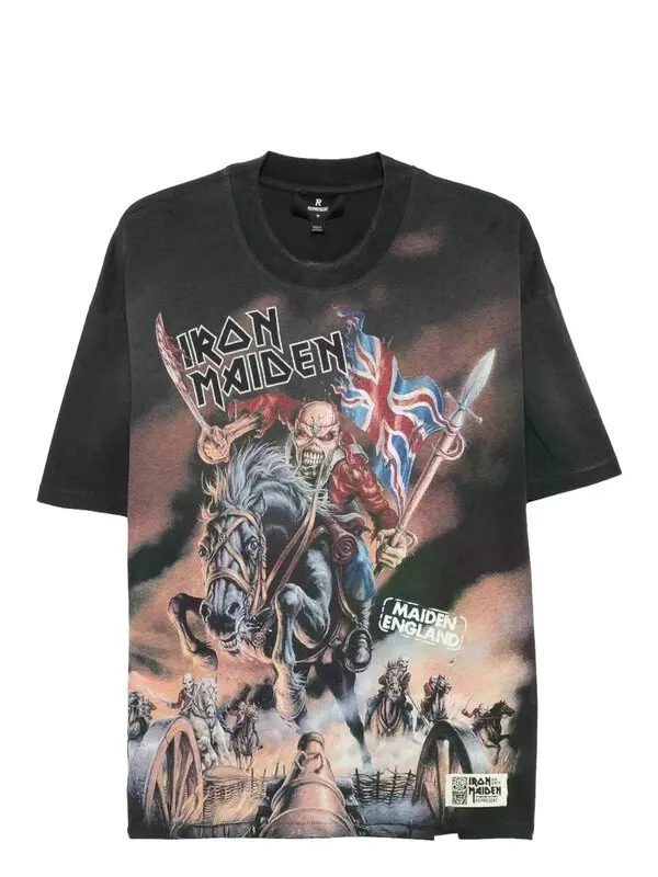 REPRESENT X Iron Maiden X Steed Graphic T-shirt - Grey