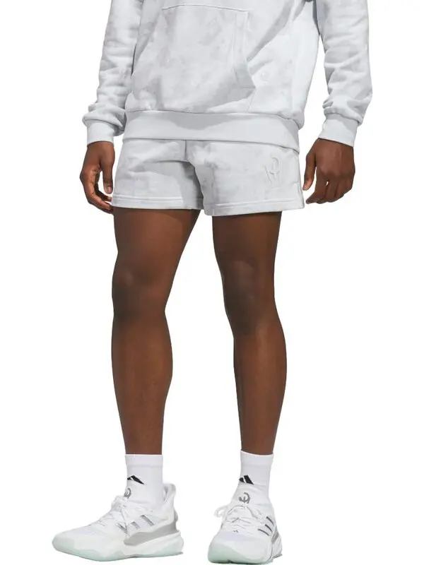 Adidas Mahomes Too Cold Time French Terry Shorts - Clear Grey