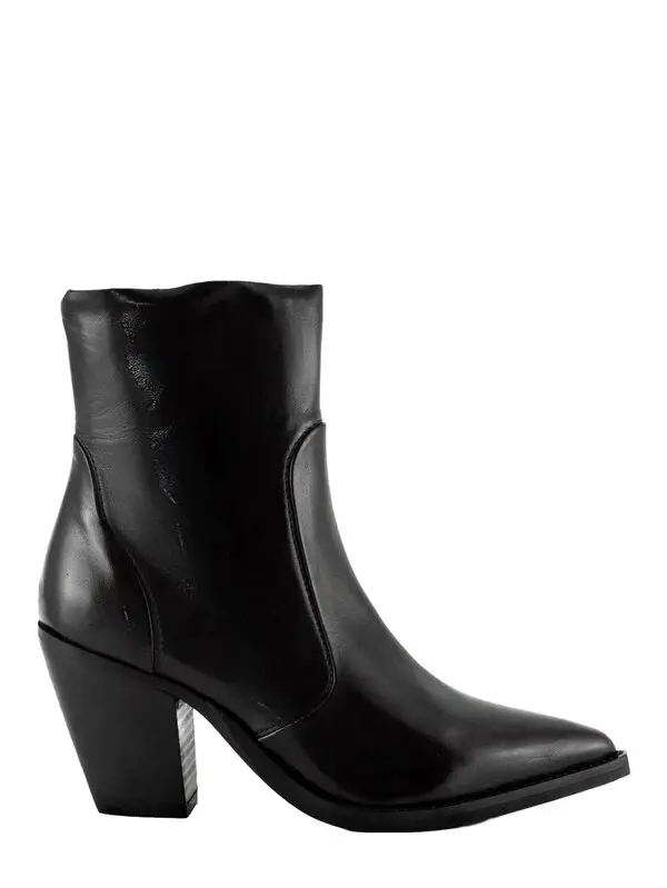 JULIE DEE 70mm Pointed-toe Heeled Ankle Boots - Black