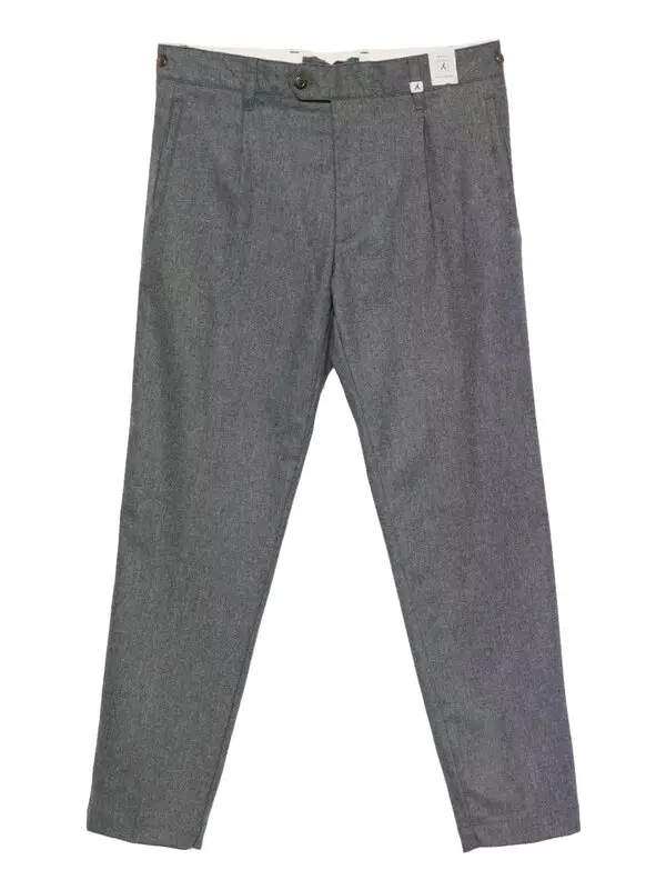 MYTHS Pleated-pocket Trousers - Grey