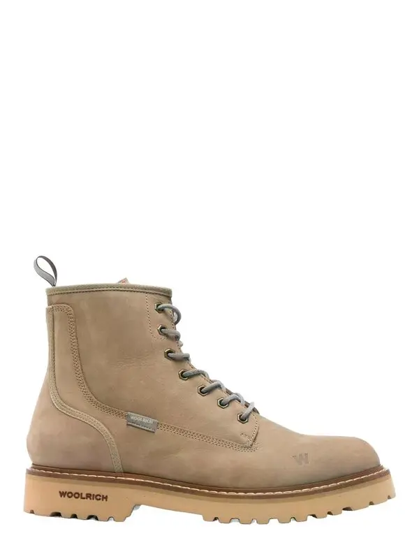 Woolrich 40mm Lace-up Leather Boots - Neutrals
