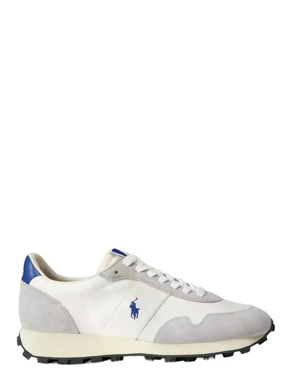 Polo Ralph Lauren Embroidered-logo Sneakers - Grey