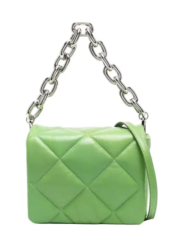 STAND STUDIO Hestia Quilted Shoulder Bag - Green