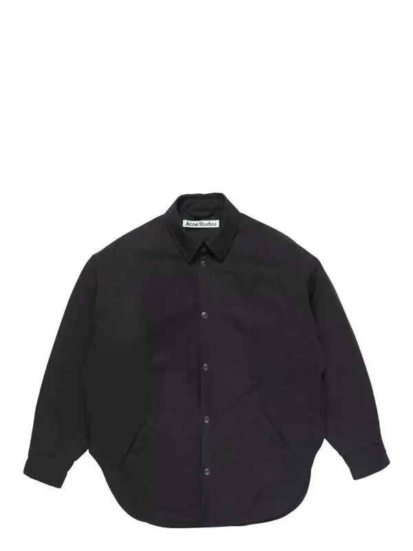 Acne Studios Cotton Padded Shirt Jacket - Black