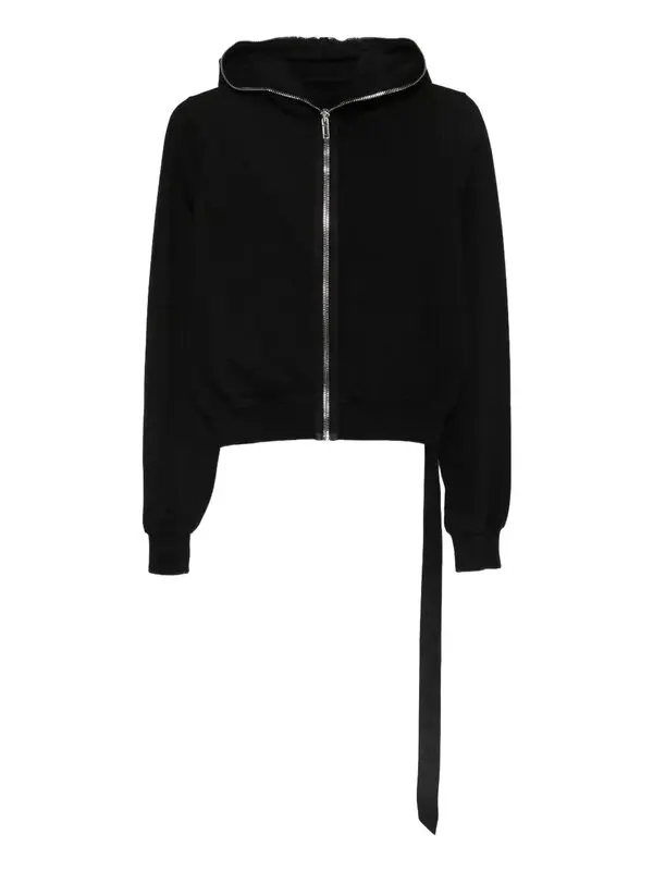 Rick Owens Zip-up Hoodie - Black