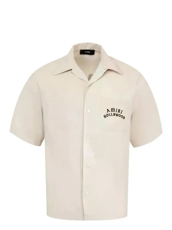 Amiri Hollywood Bowling Shirt - Neutrals