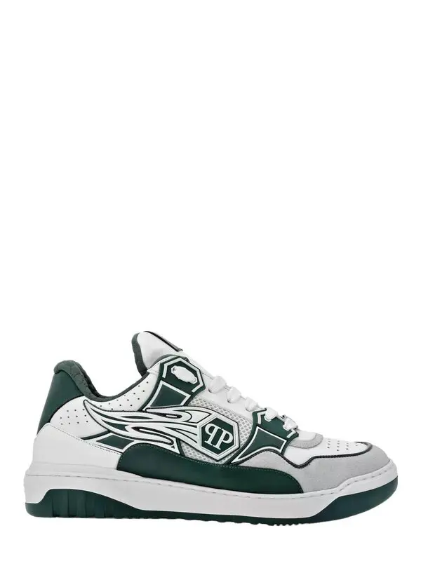 Philipp Plein Logo-patch Low-top Sneakers - White