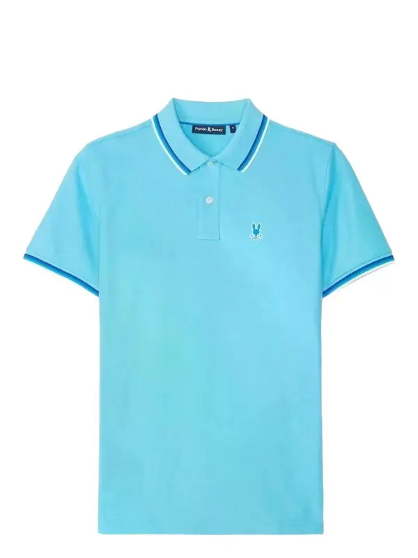 Psycho Bunny Granbury Aquarius Polo Shirt - Blue